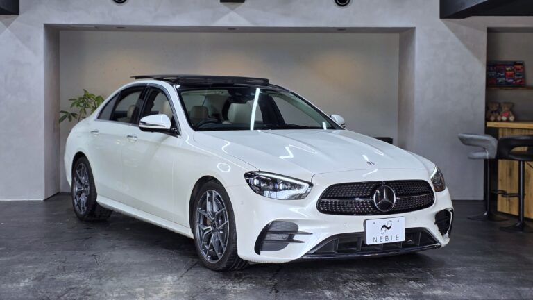 白×白のE220dセダン(W213)｜メルセデス・ベンツ専門店NEBLE(ネーブル)